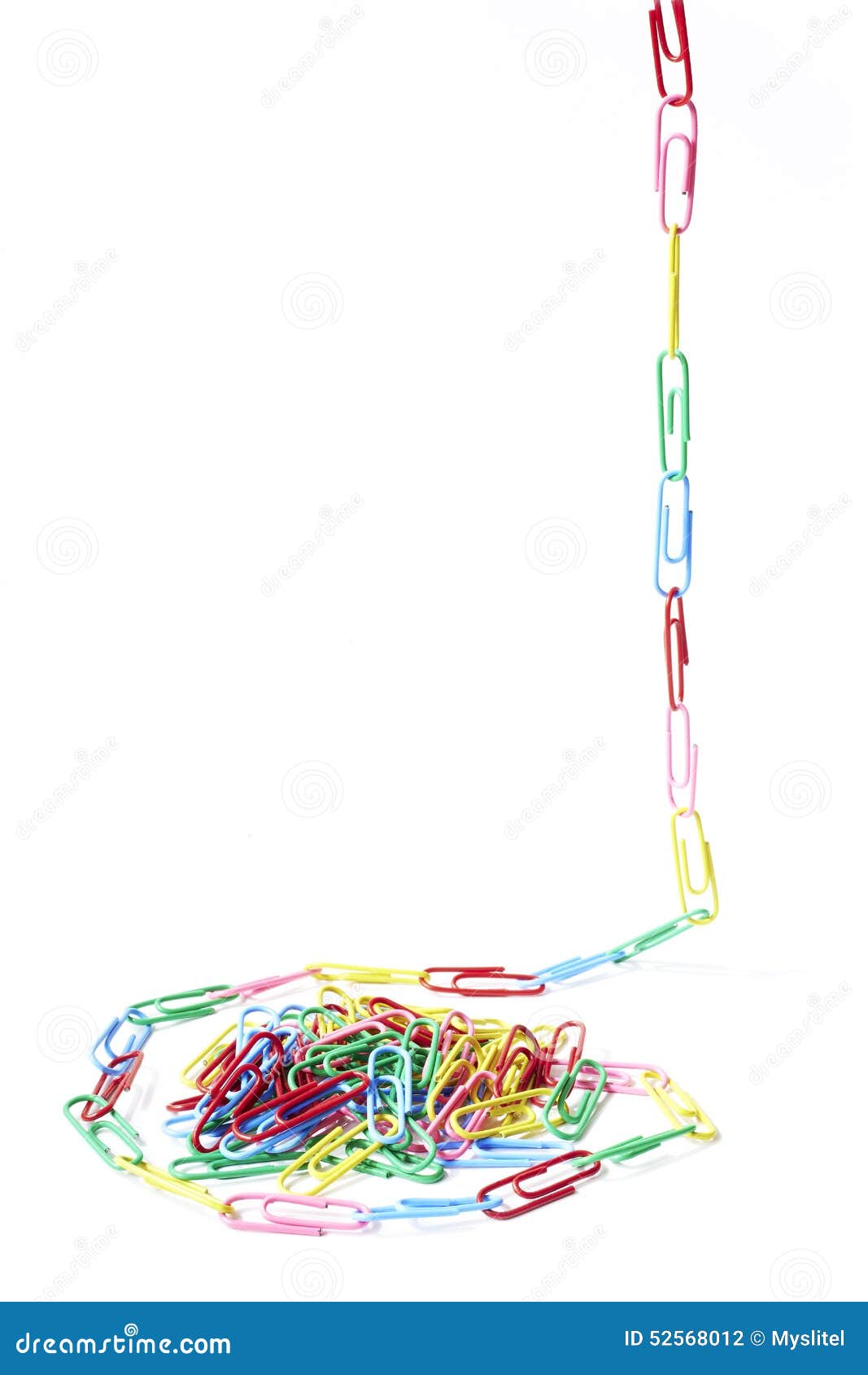 Paperclip stock photo. Image of clasp, isolated, group - 52568012