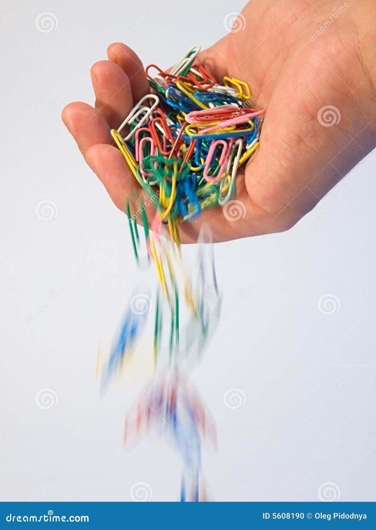 Paperclip In Hand Picture. Image: 5608190