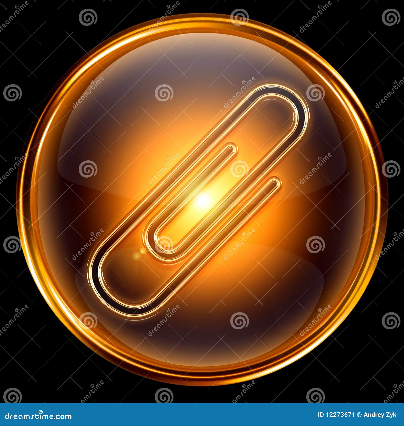 Paperclip Icon Cartoon Vector | CartoonDealer.com #88265817