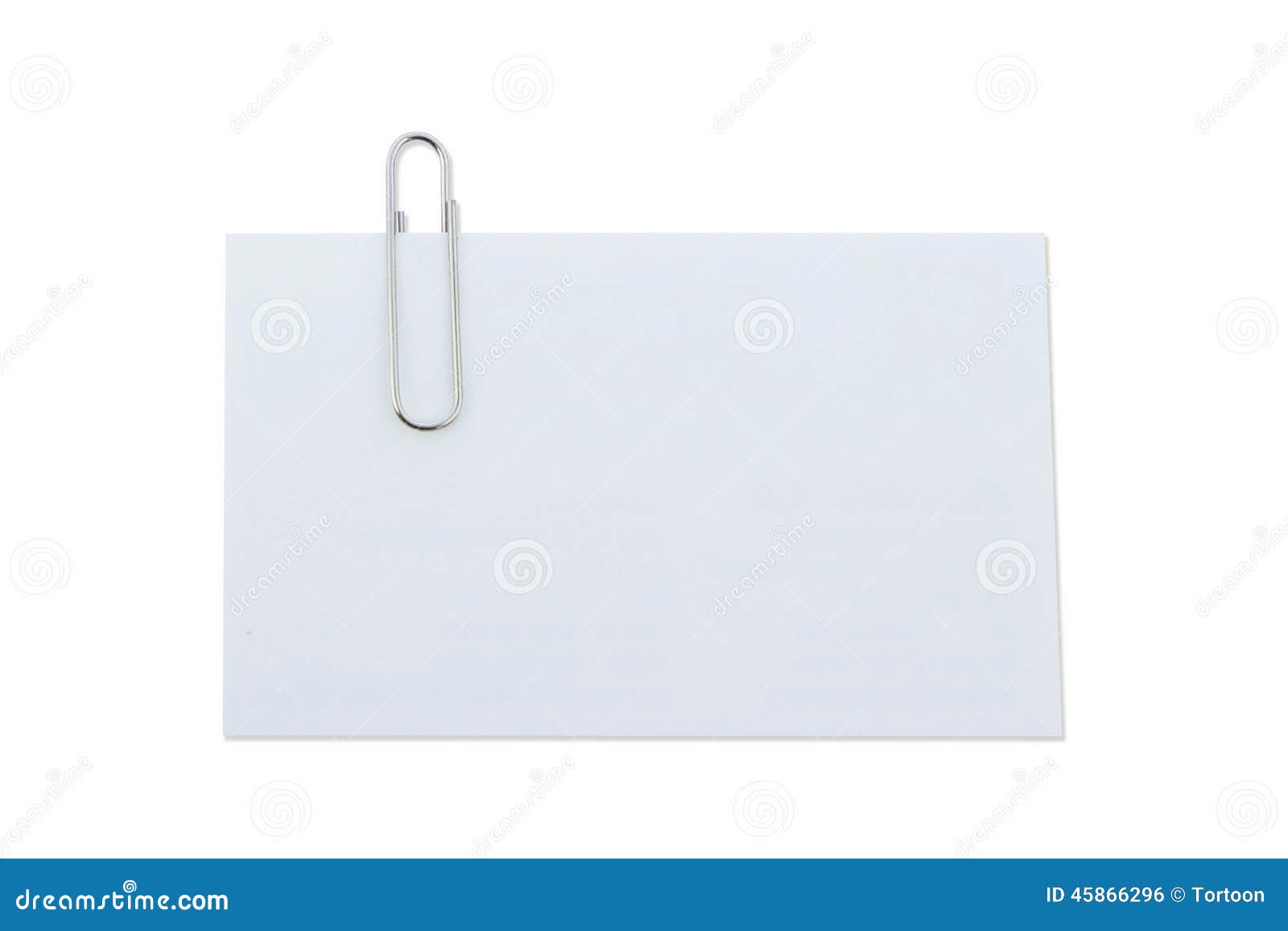 Paperclip on Isolated White. Stock Photo - Image of shape, page: 45866296