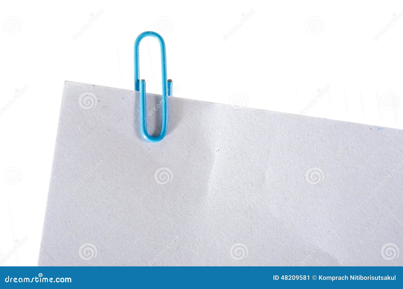 Paperclip stock image. Image of paper, paperclip, attachment - 48209581
