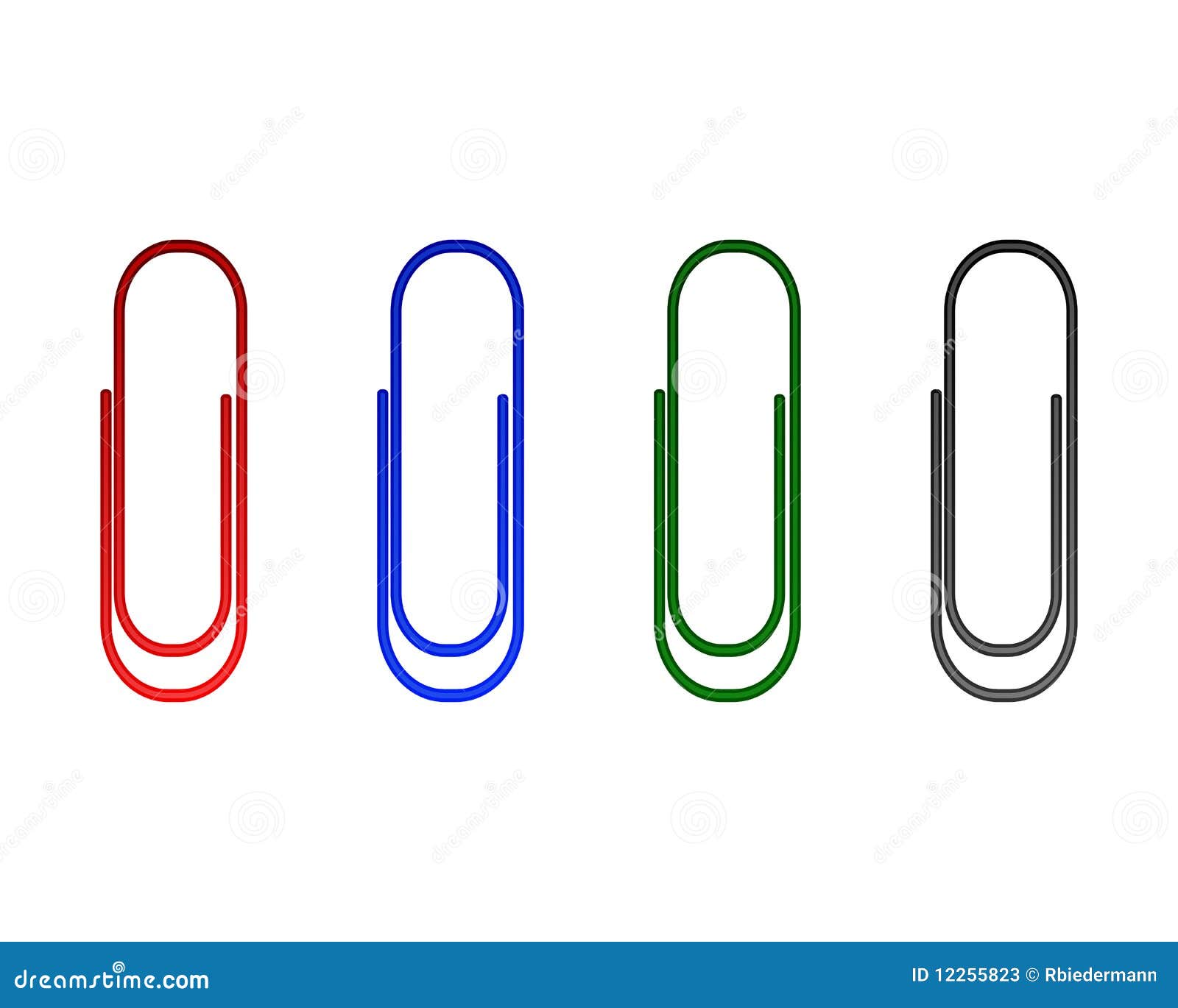Paperclips Cartoon Vector | CartoonDealer.com #43464497