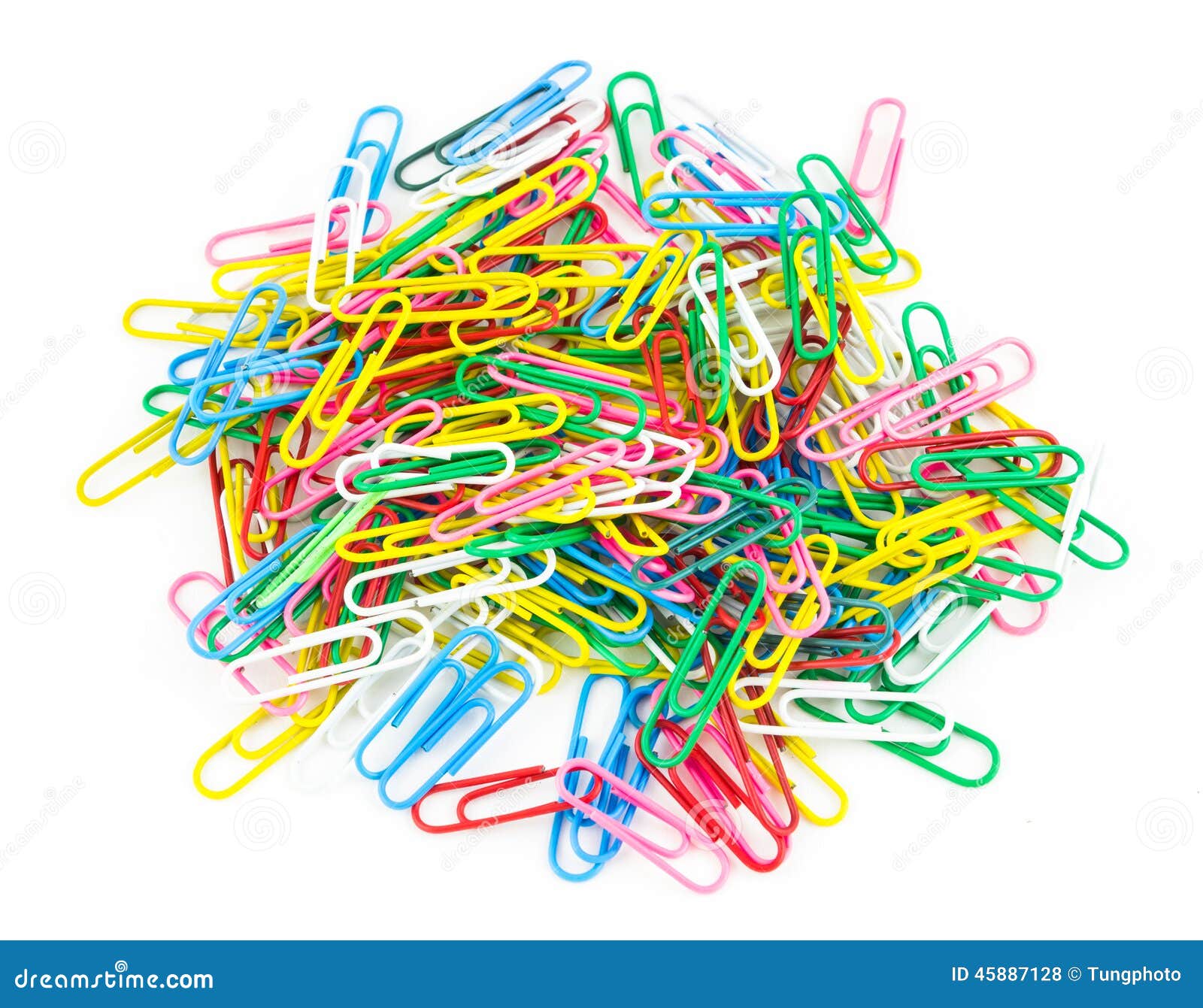 Paperclips foto de stock. Imagem de pasta, metal, curva - 45887128