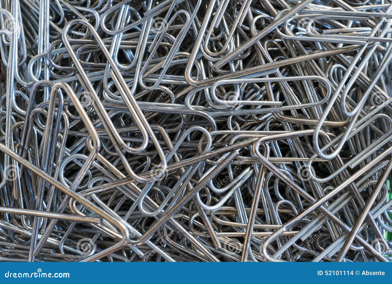 Paperclips stock photo. Image of shiny, metal, paperclips - 52101114