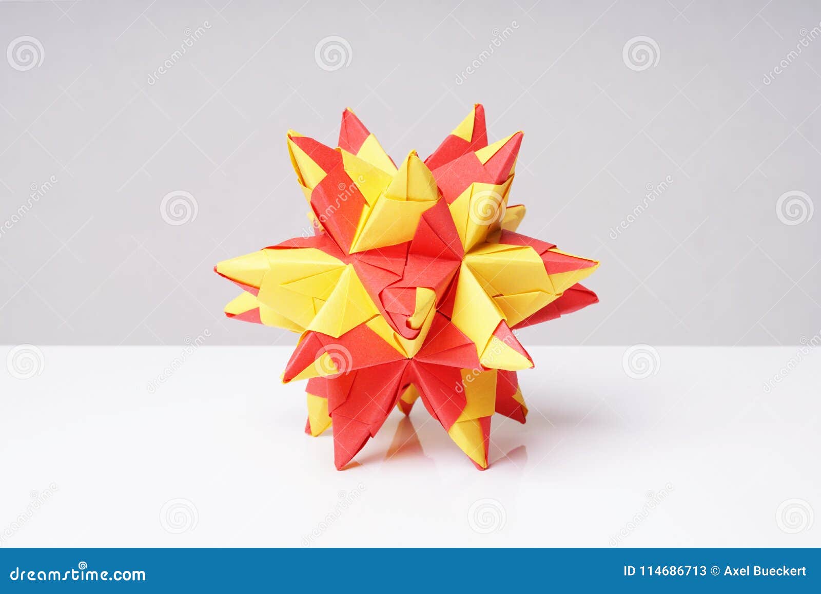 Papercraft or Paper Craft Star Stock Image - Image of cardboard ...