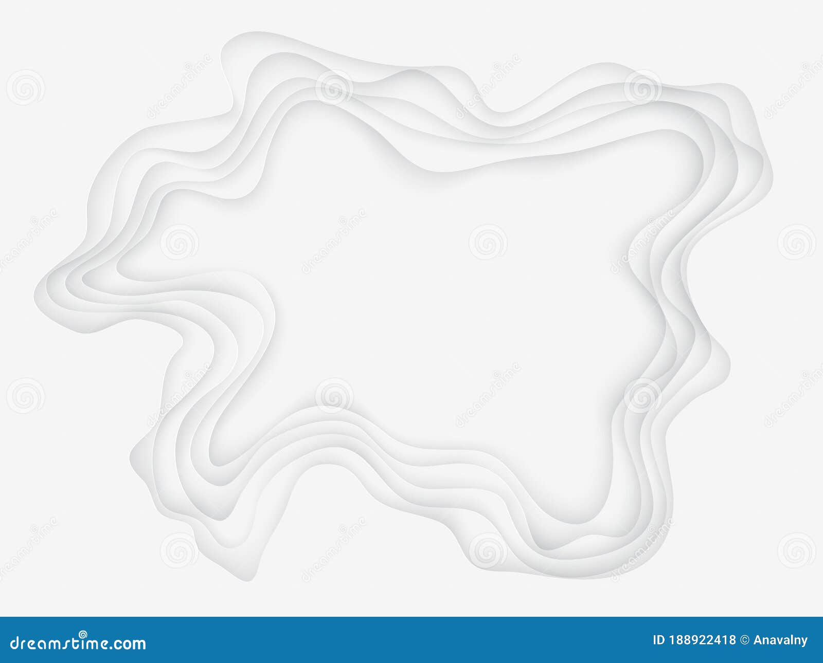 Abstract 3D Background. Paper Cut Shapes. Vector Illustration. Stock ...