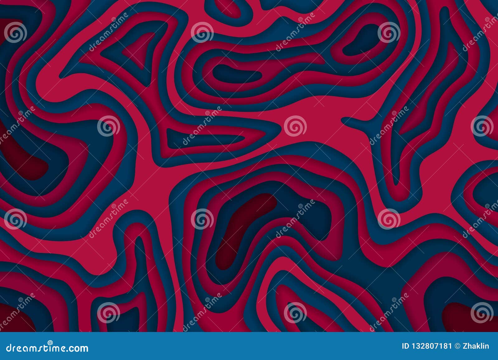 Papercut Multi Layers 3D Color Texture Vector Background. Stock Vector ...