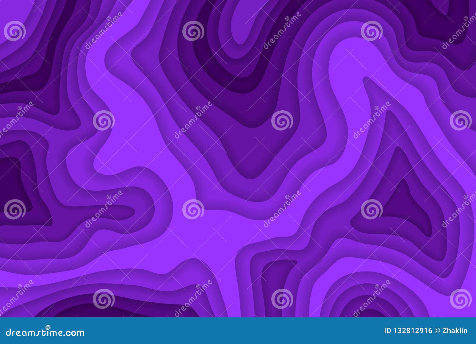 Papercut Multi Layers 3D Color Texture Vector Background. Stock Vector ...