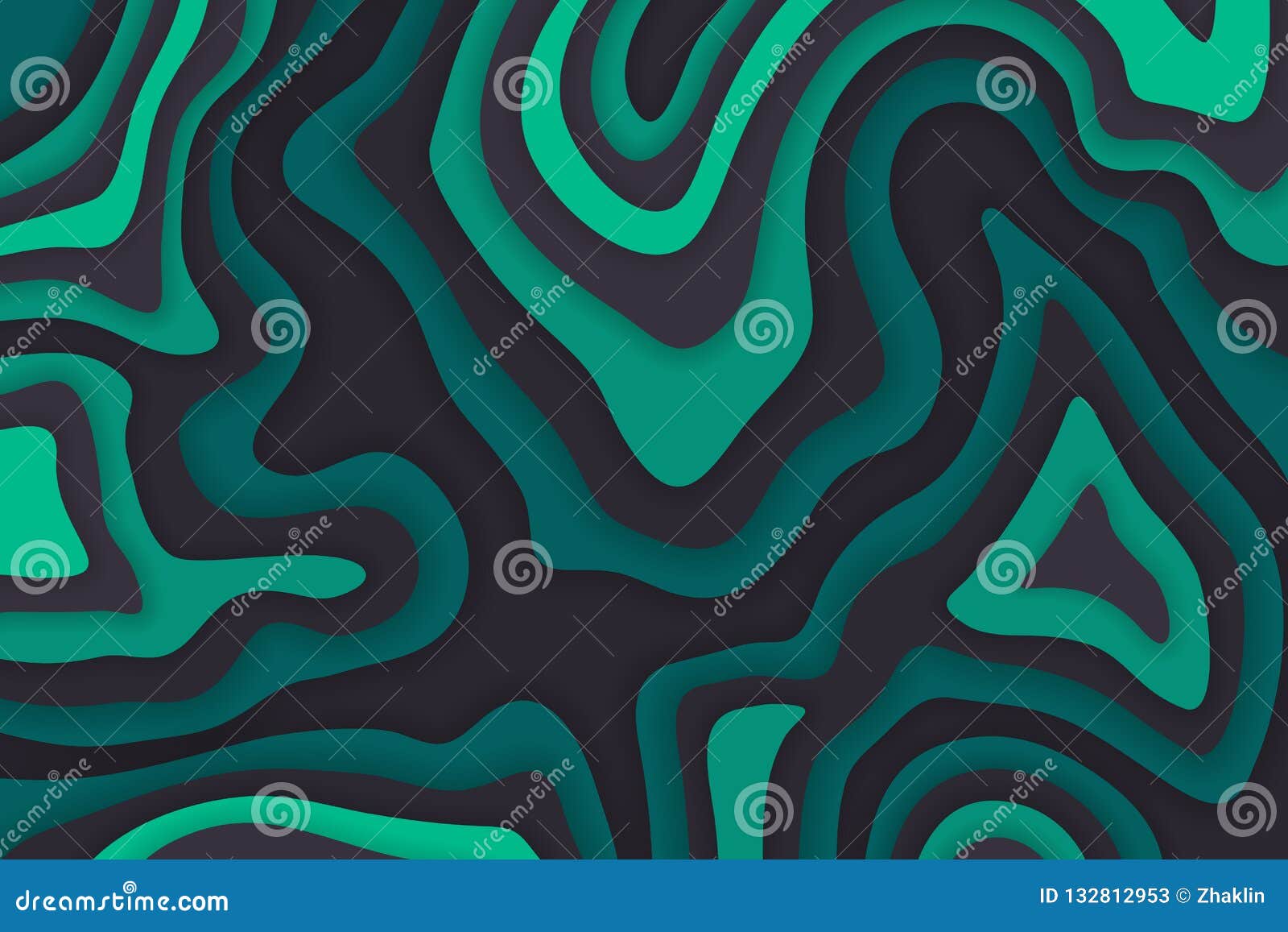 Papercut Multi Layers 3D Color Texture Vector Background ...