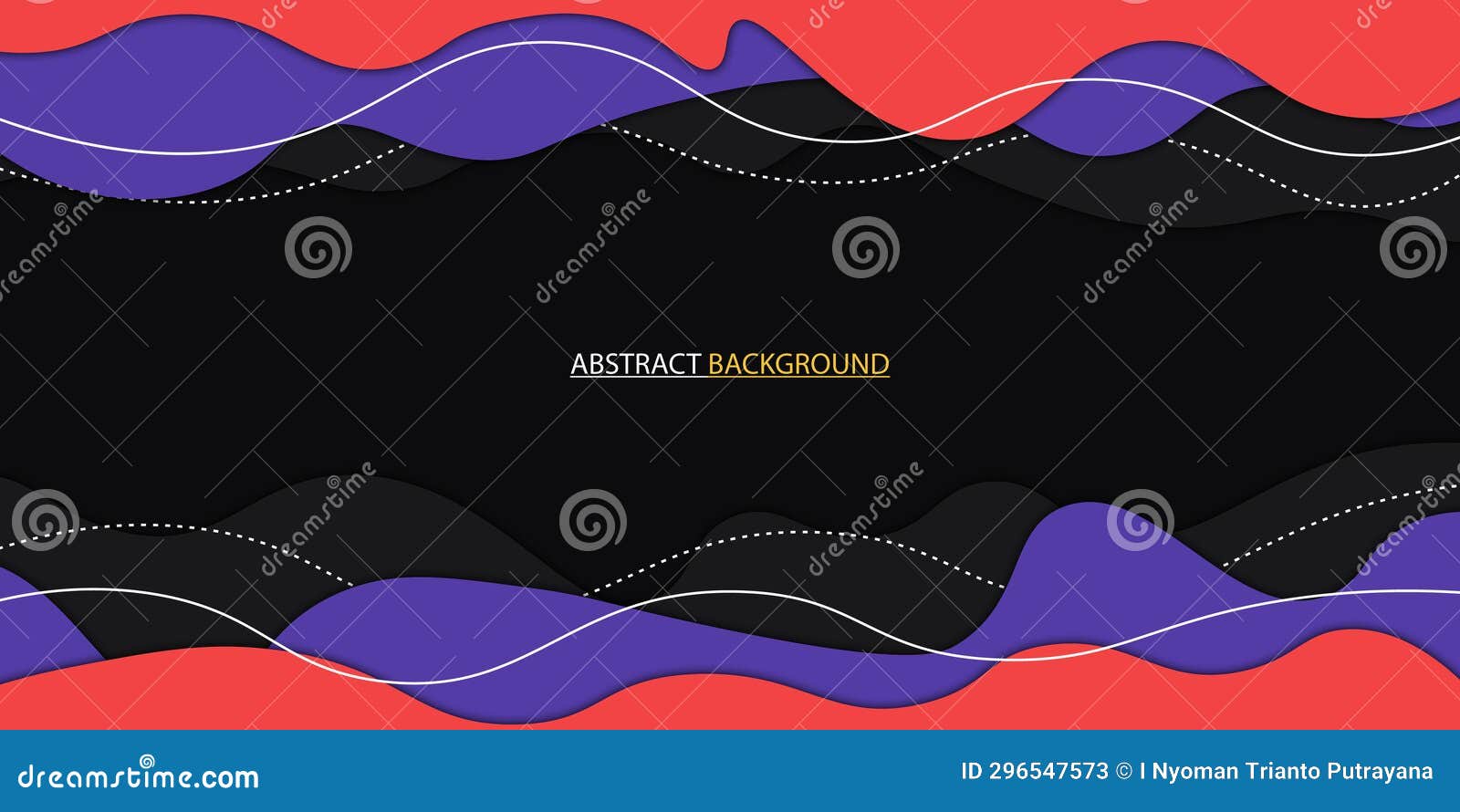 Papercut Style Background with Lines Stock Vector - Illustration of ...