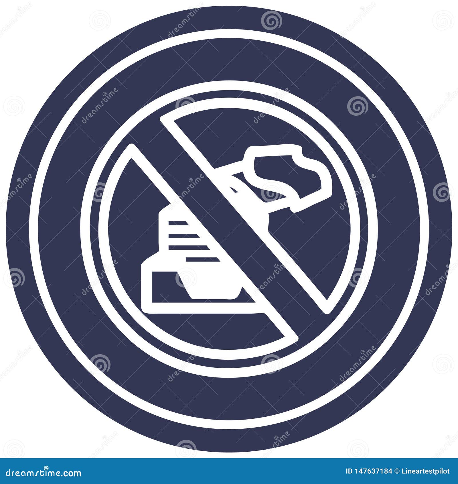 Paperless Office Circular Icon Stock Vector - Illustration of line ...