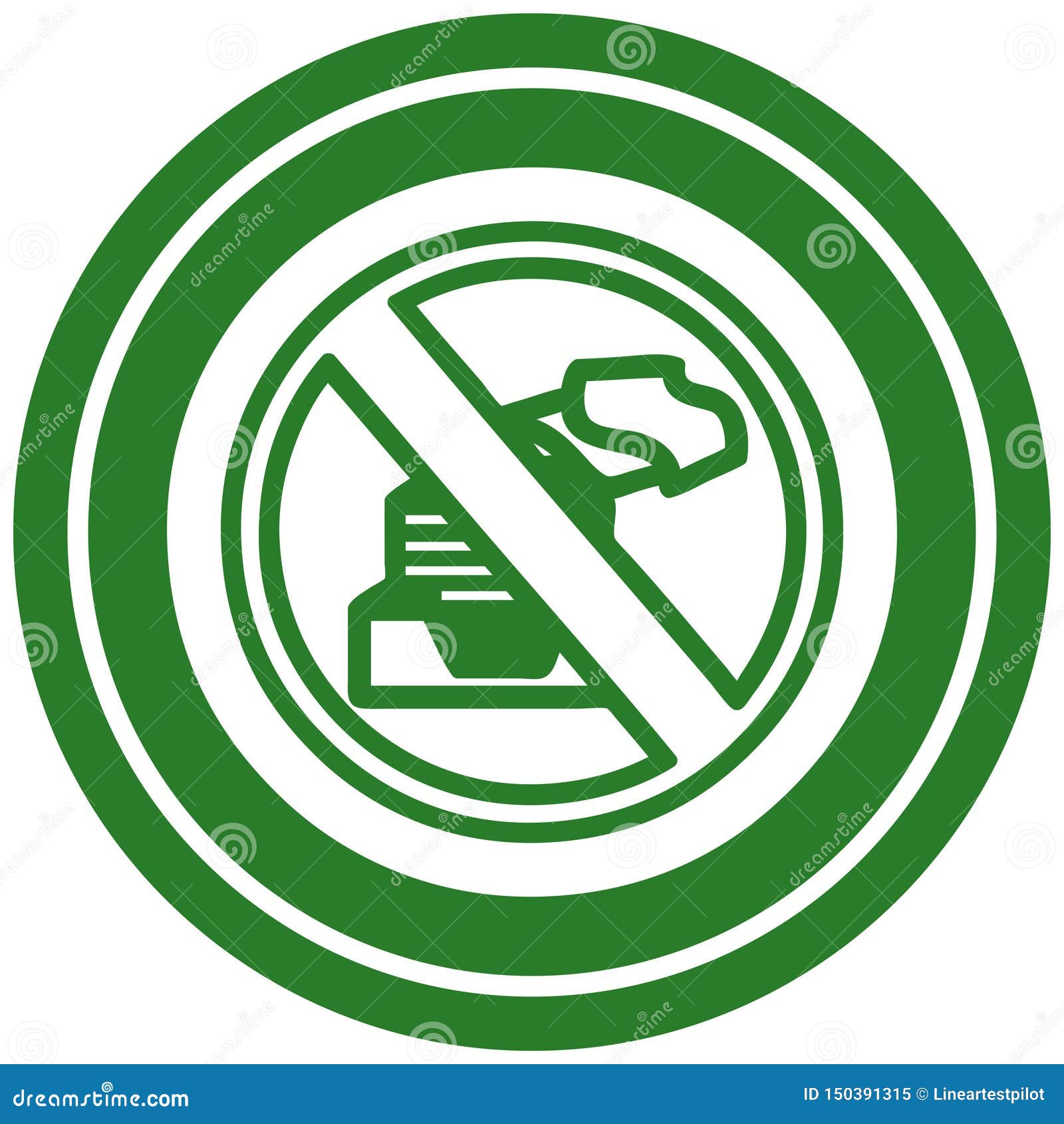 Paperless Office Circular Icon Symbol Stock Vector - Illustration of ...