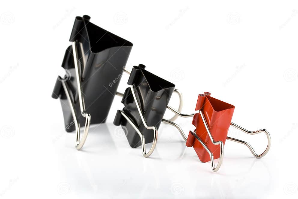 Papers clips stock image. Image of clip, black, isolated - 11570701