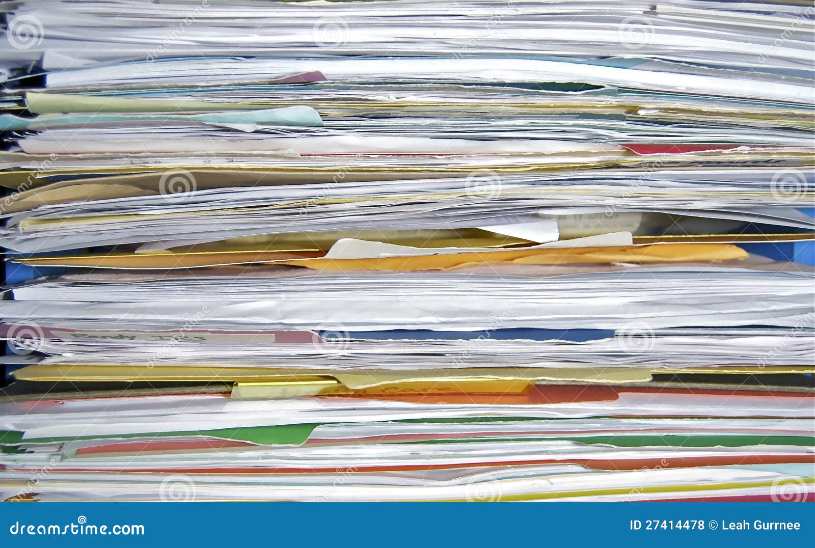 Papers filed away stock photo. Image of lines, file, stack - 27414478