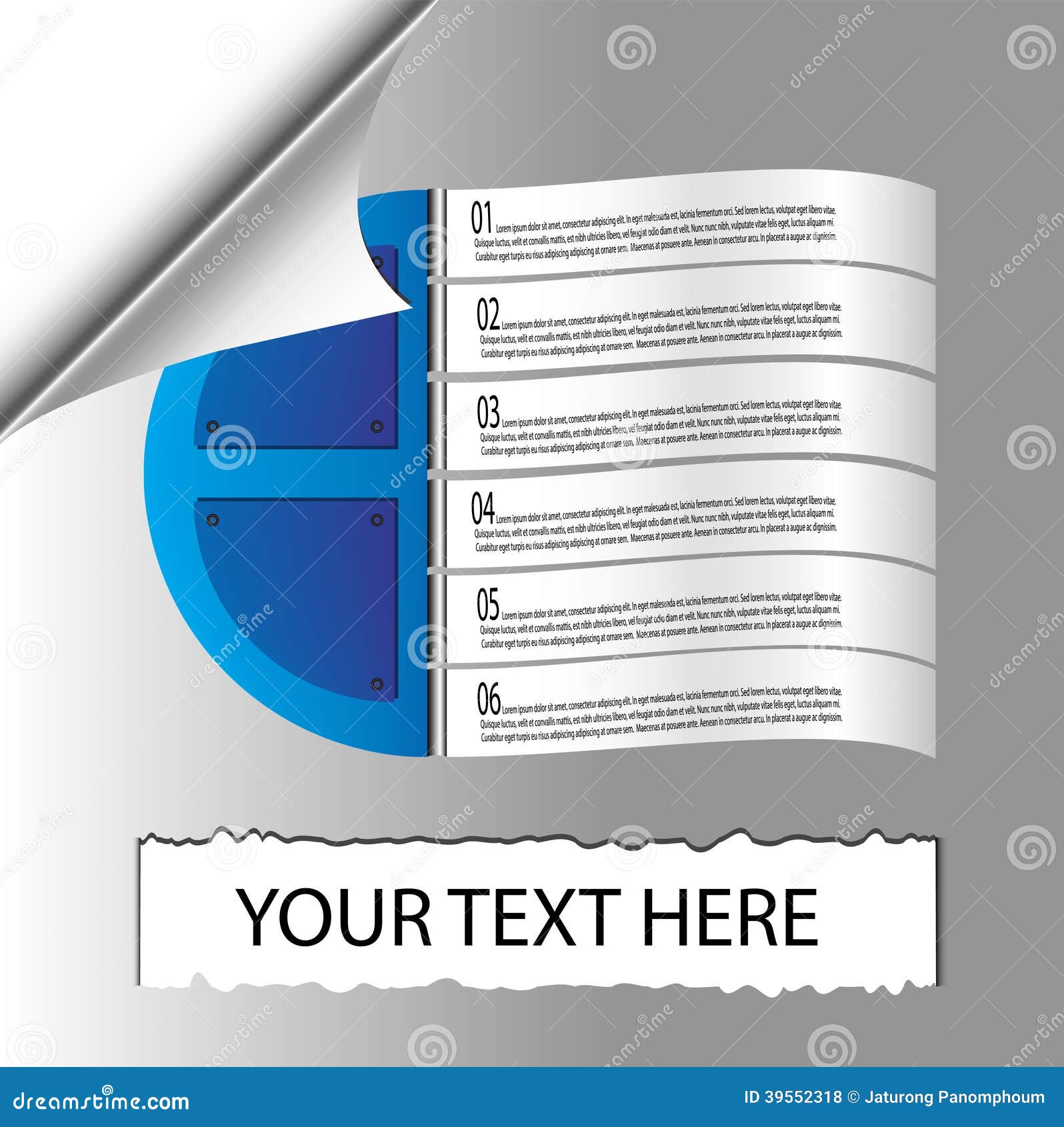 Papers Infographics Vector Illustration. Stock Vector - Illustration of ...