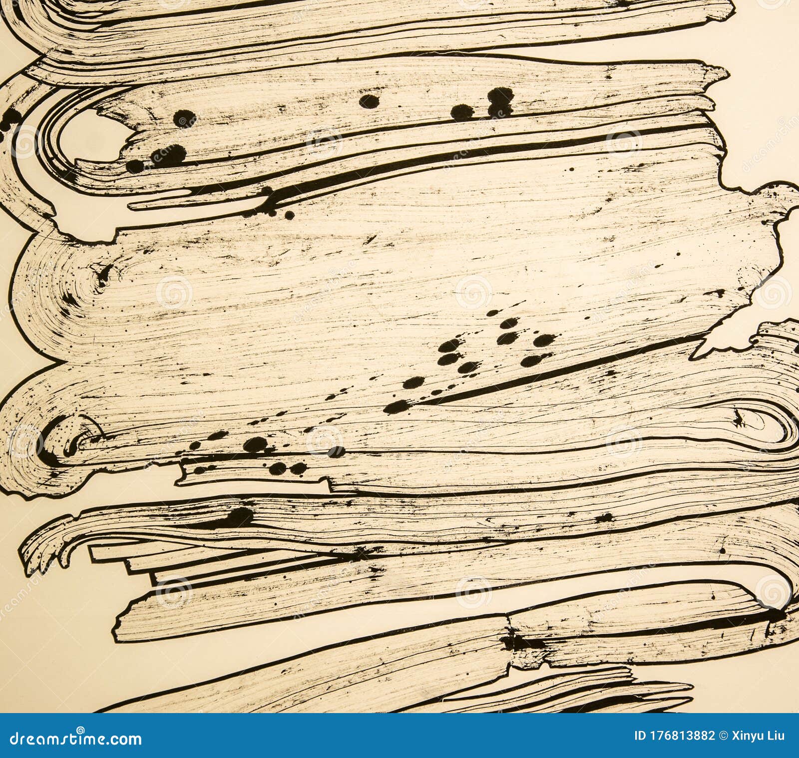 Papers with ink stock illustration. Illustration of graph - 176813882