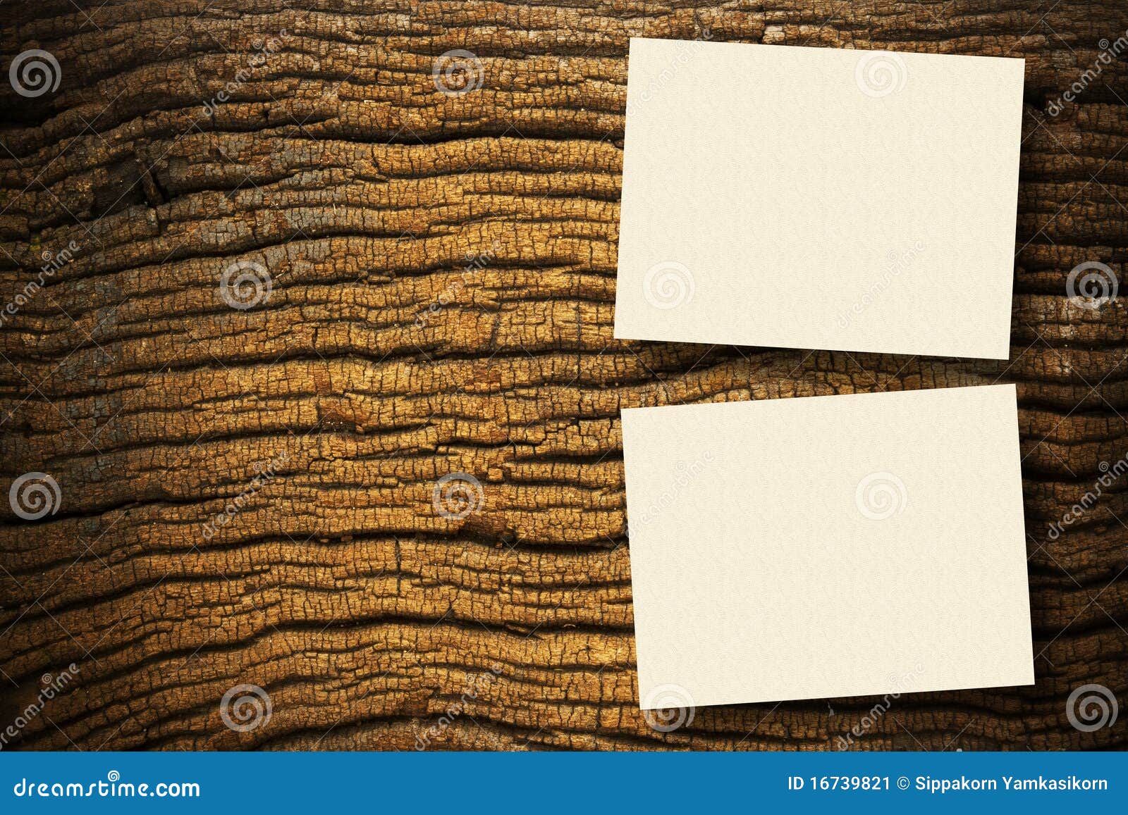 Papers on wood stock image. Image of message, frame, grunge - 16739821