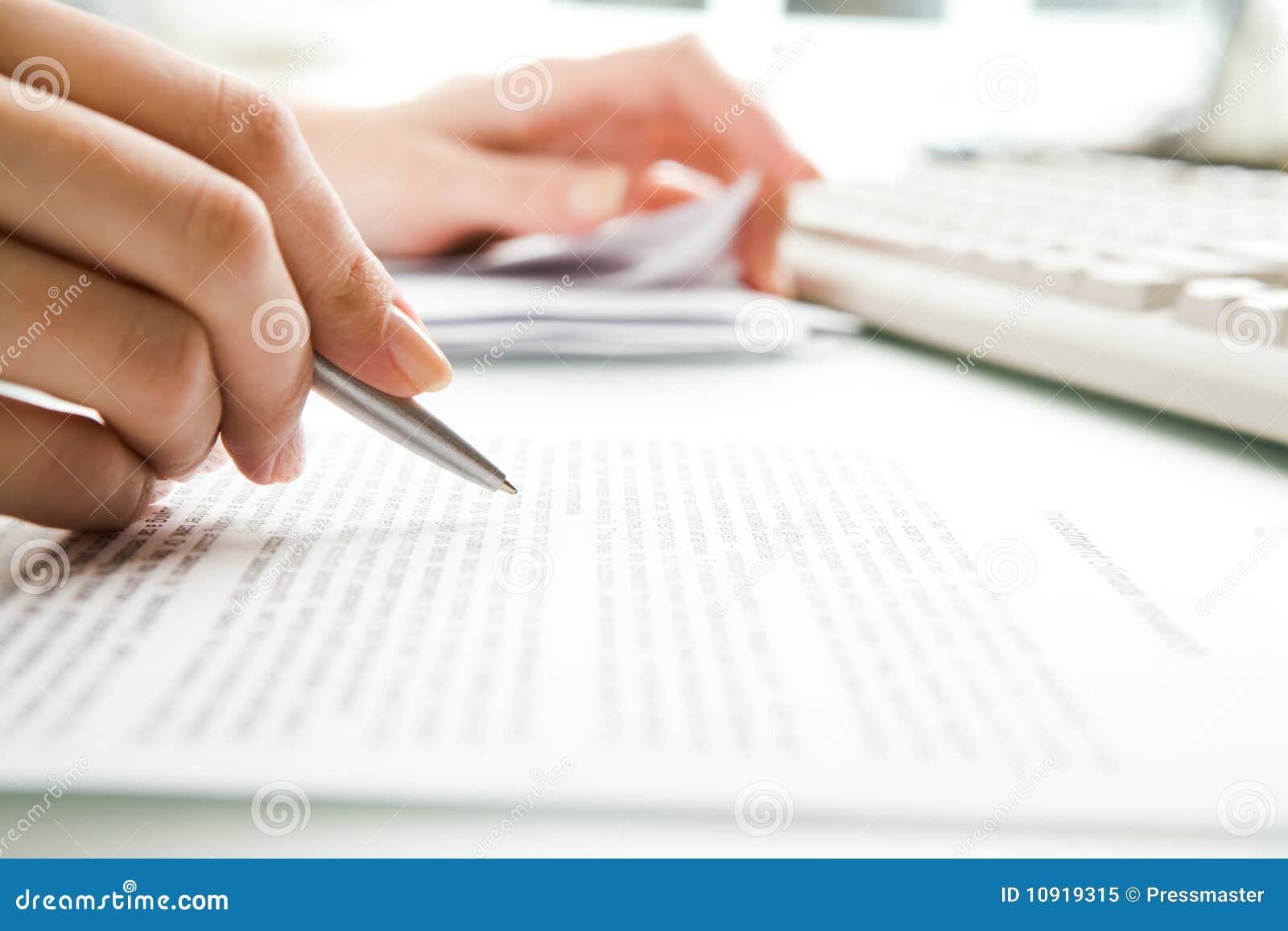Paperwork stock image. Image of notebook, letter, blank - 10919315