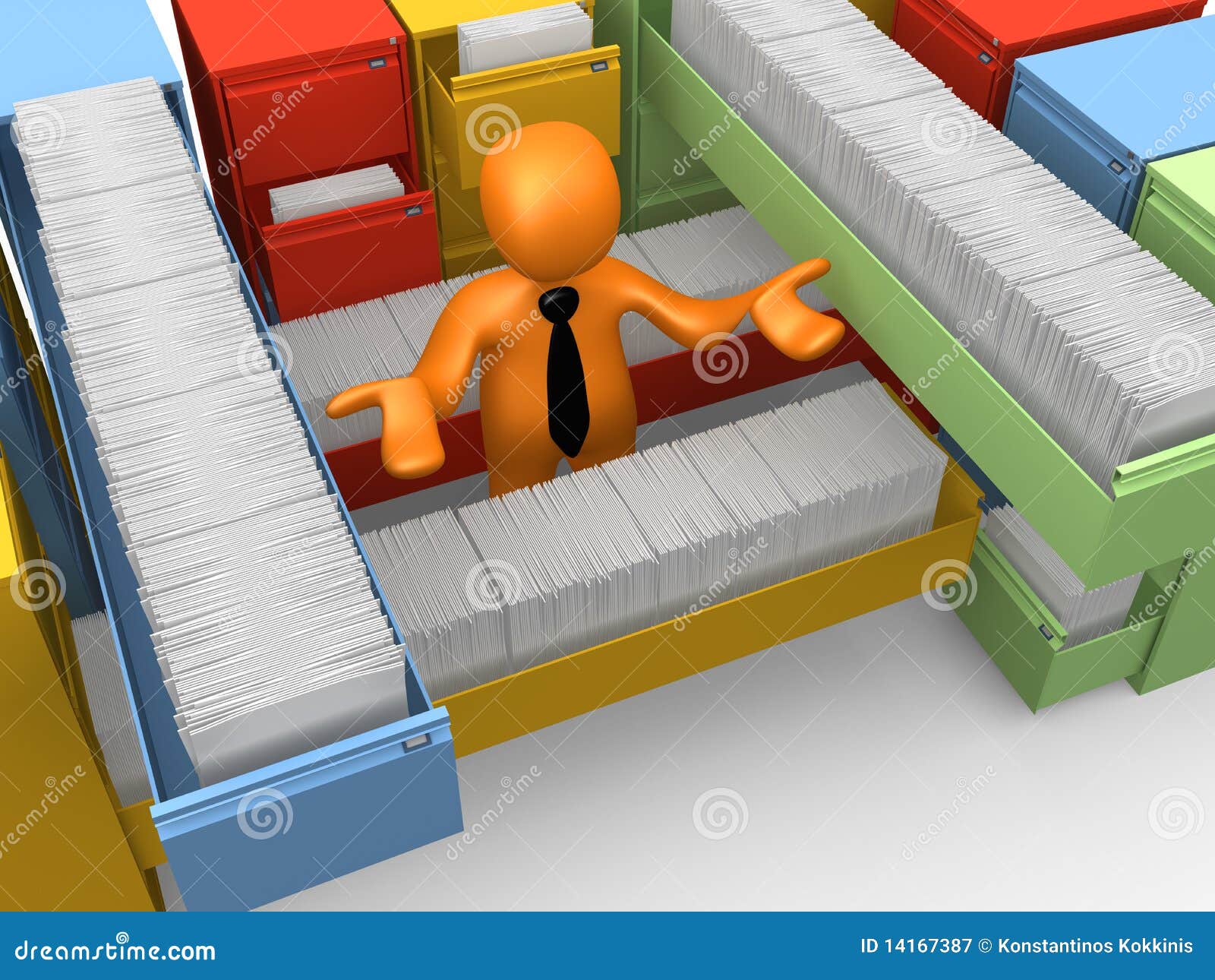 Paperwork stock illustration. Illustration of company - 14167387