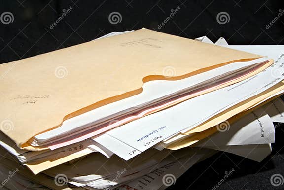 Paperwork stock image. Image of messy, organize, stacked - 14245651