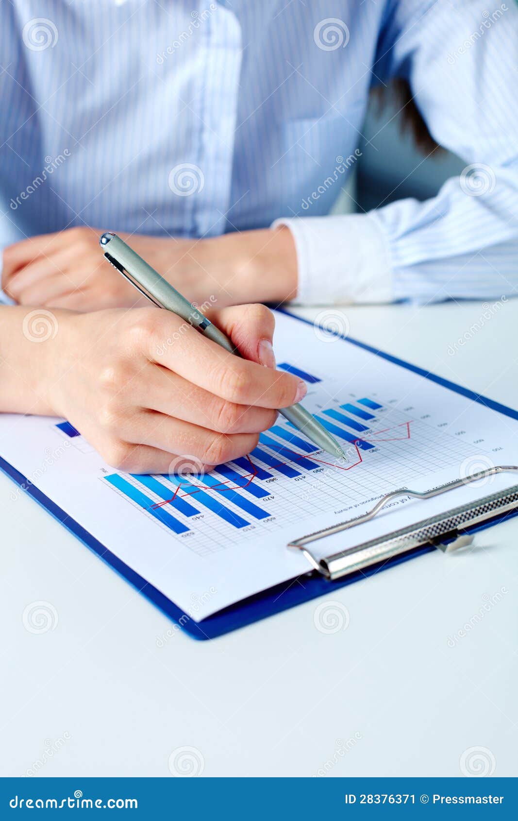 Paperwork stock image. Image of female, blue, human, holding - 28376371