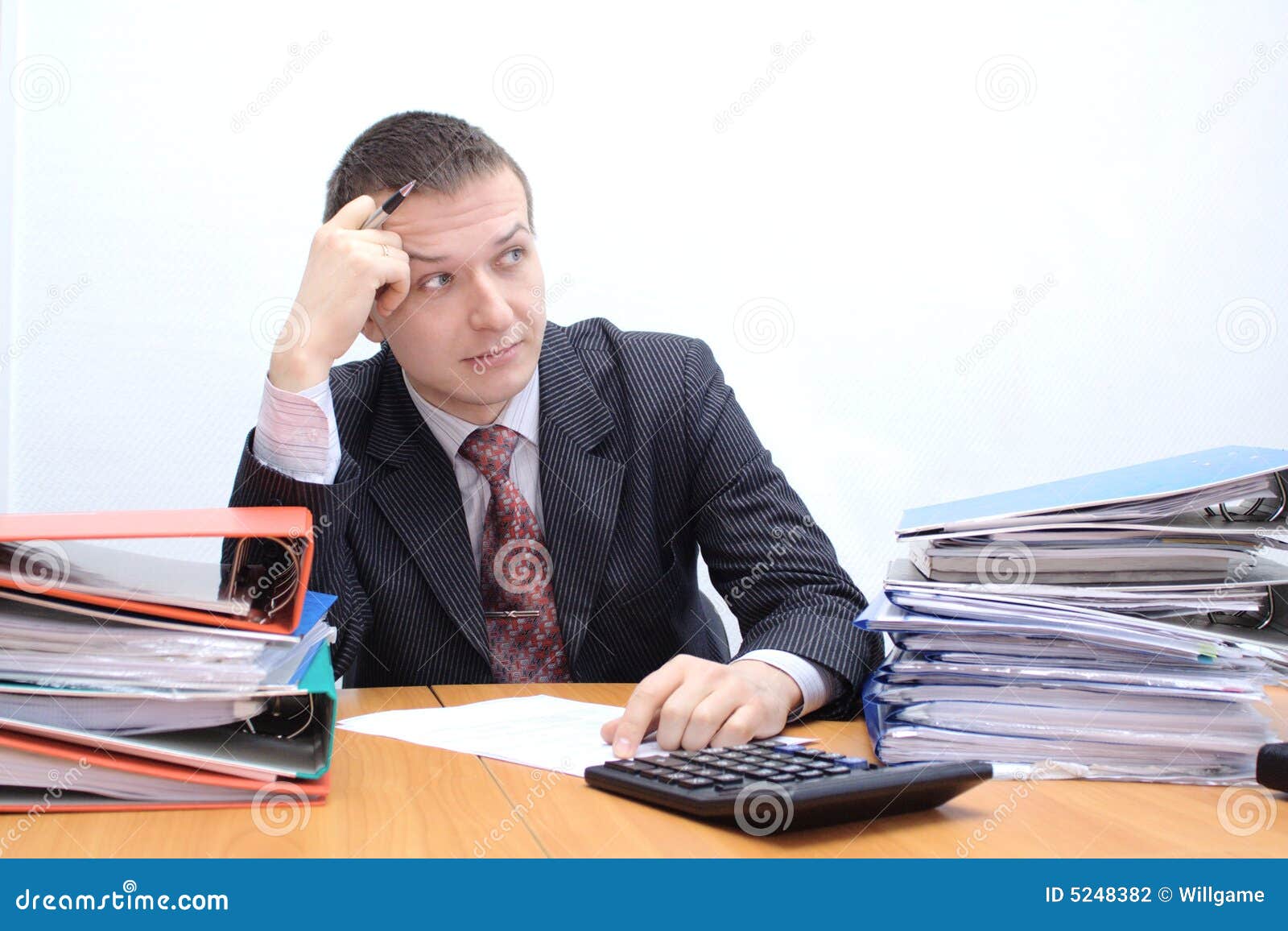 Paperwork stock photo. Image of computer, expertise, administrator ...