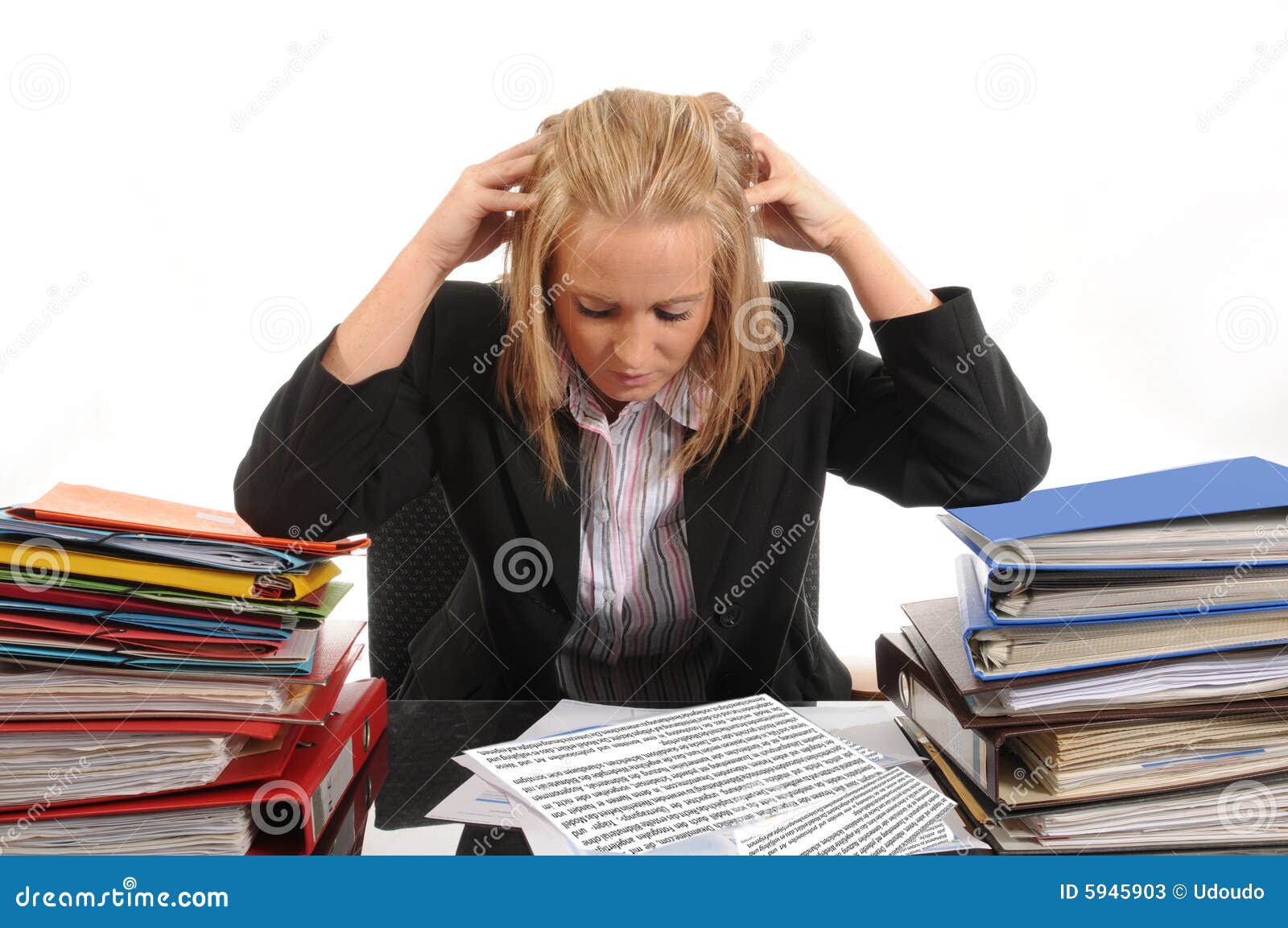Paperwork stock image. Image of business, hair, paperwork - 5945903