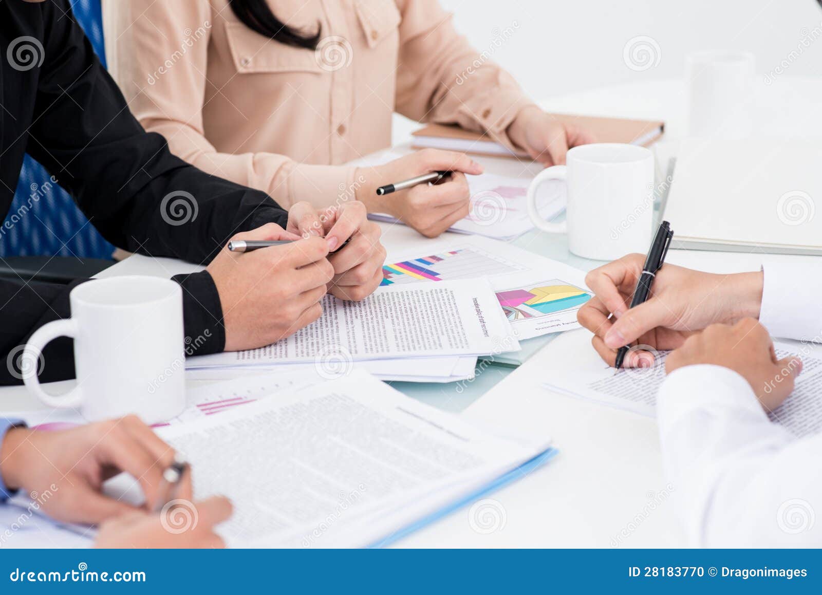 Paperwork day stock photo. Image of female, colleague - 28183770