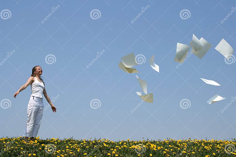 Paperwork going away stock image. Image of looking, look - 2573873