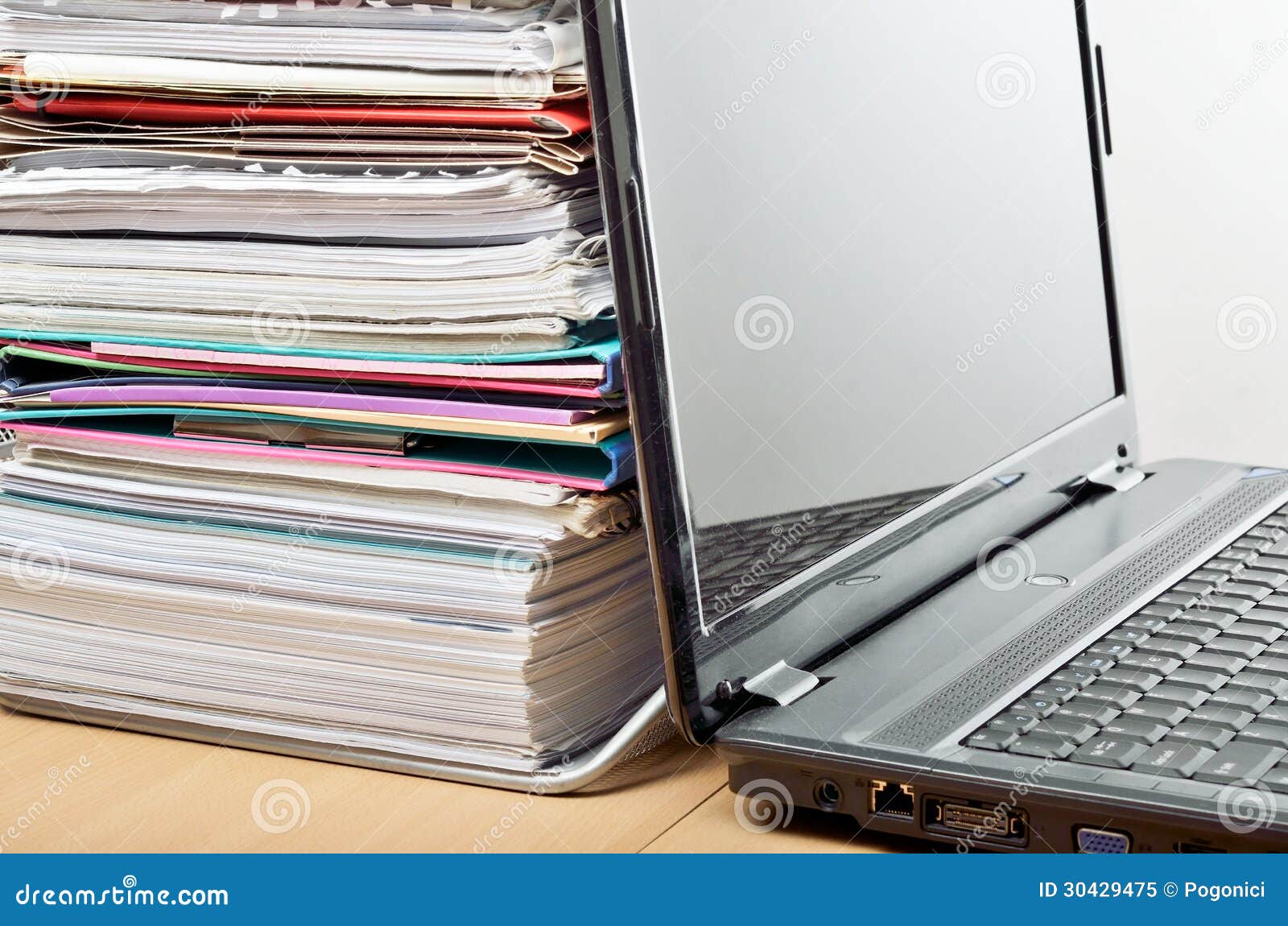 Paperwork stock image. Image of corporation, internet - 30429475