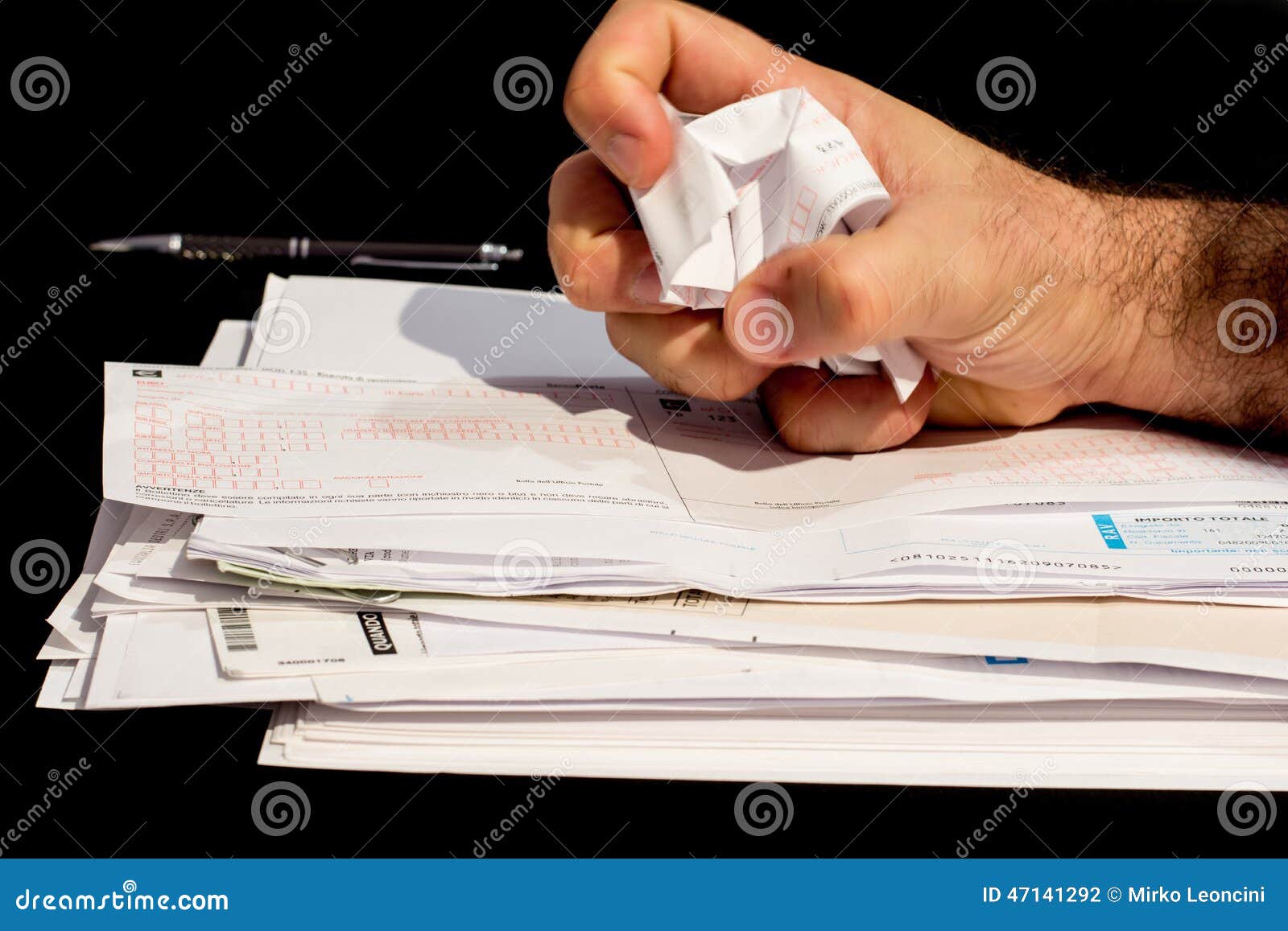 Paperwork stock photo. Image of bureaucracy, accountant - 47141292