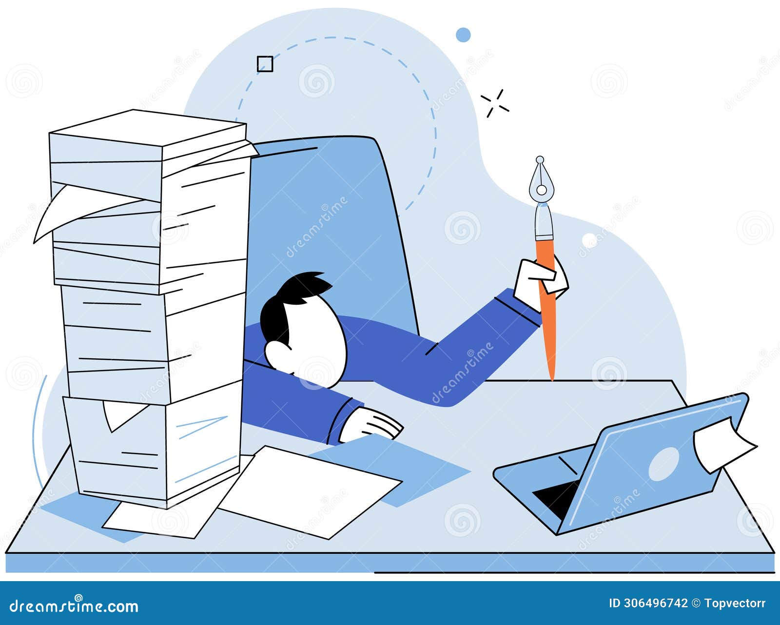 Paperwork. the Paperwork Involved in Corporate Tasks Cbe Overwhelming ...