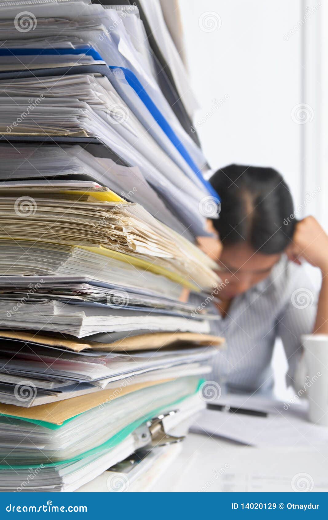 Paperwork and worker stock image. Image of document, employee - 14020129