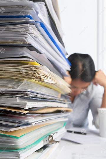Paperwork and worker stock image. Image of document, employee - 14020129