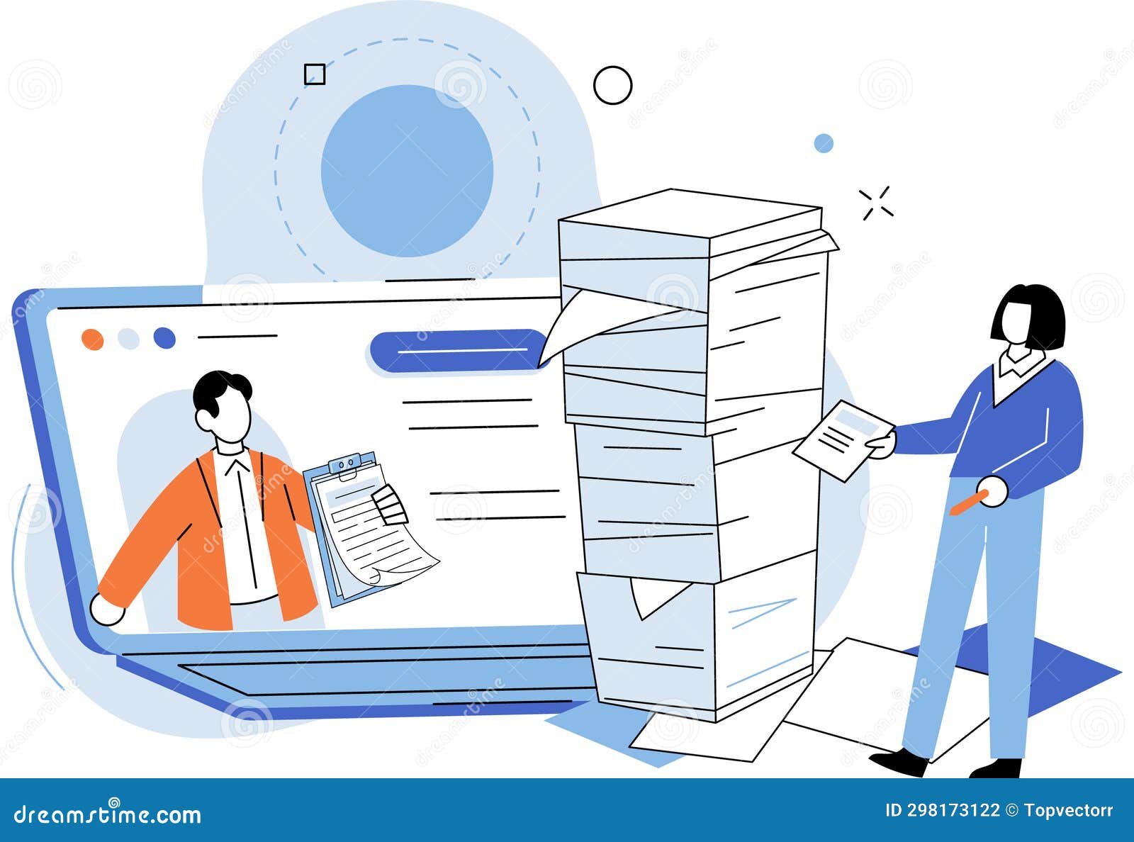 Paperwork. the Workload Has Become Massive Heap Tasks and Documents ...