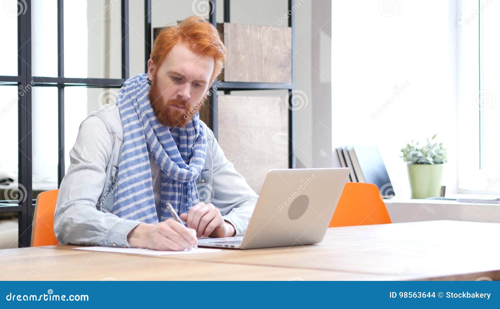 Paperwork, Writing and Working on Laptop Stock Photo - Image of office ...