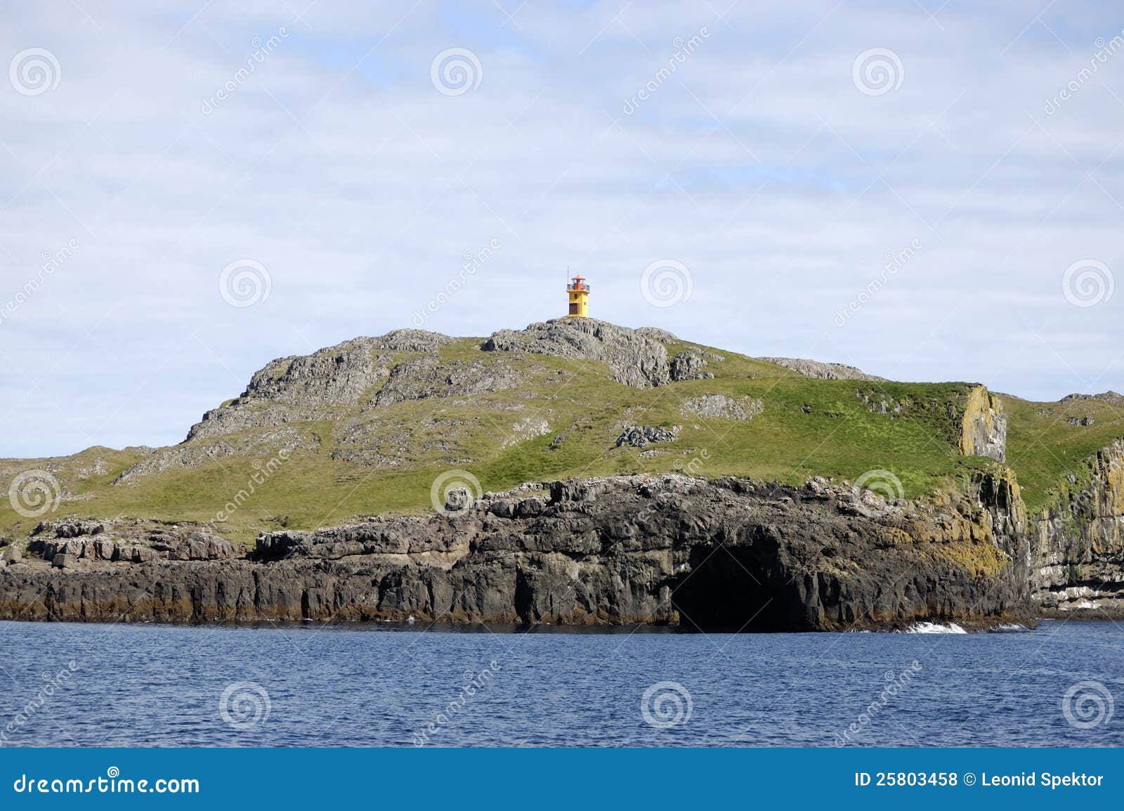 Papey island, Iceland. stock photo. Image of summit, blue - 25803458