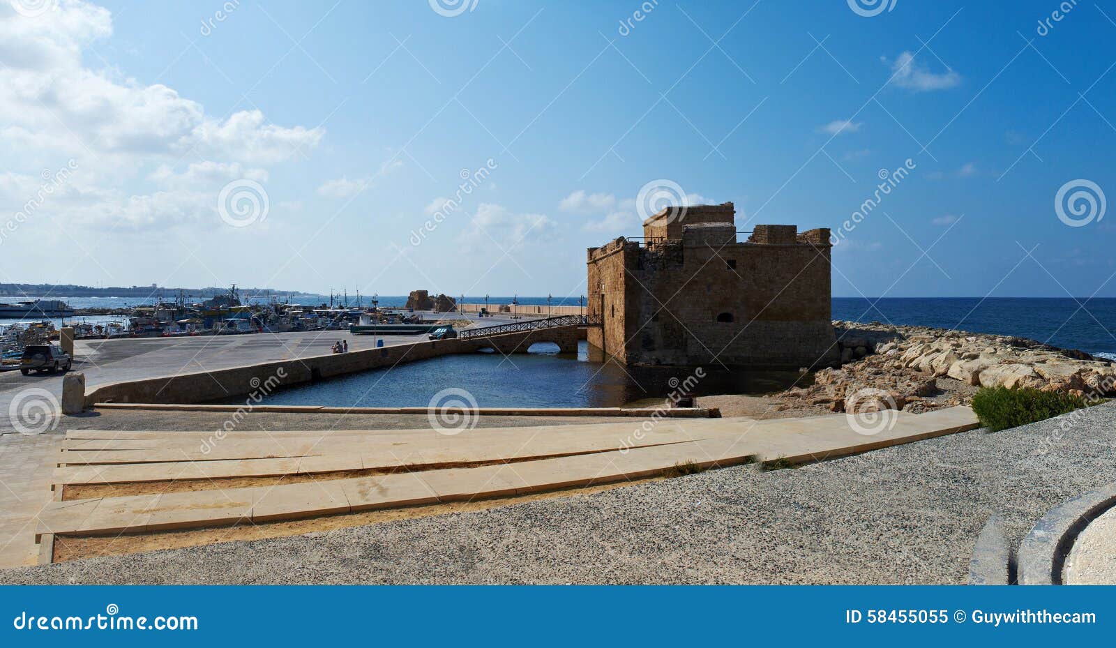 Paphos Castle at Harbor in Cyprus Editorial Image - Image of pafos ...