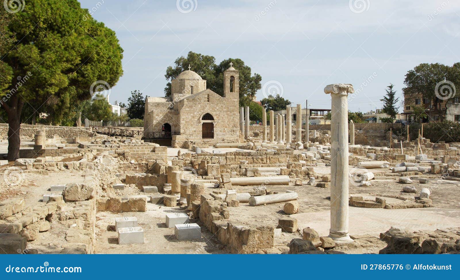 Paphos Cypern, Europa arkivfoto. Bild av roman, turism - 27865776