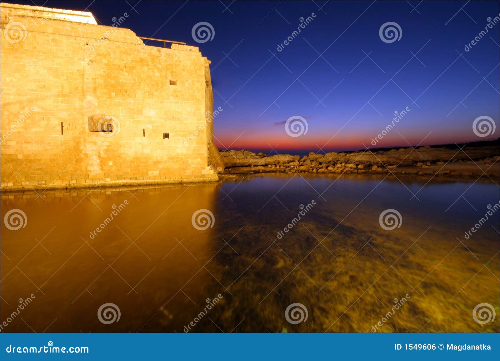 Paphos port stock photo. Image of cyprus, paphos, evening - 1549606