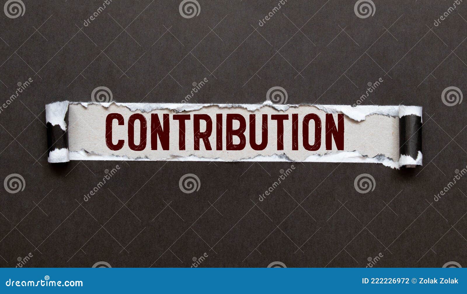 Papier Avec Contribution Texte Sur Le Tableau Du Graphique Photo stock ...