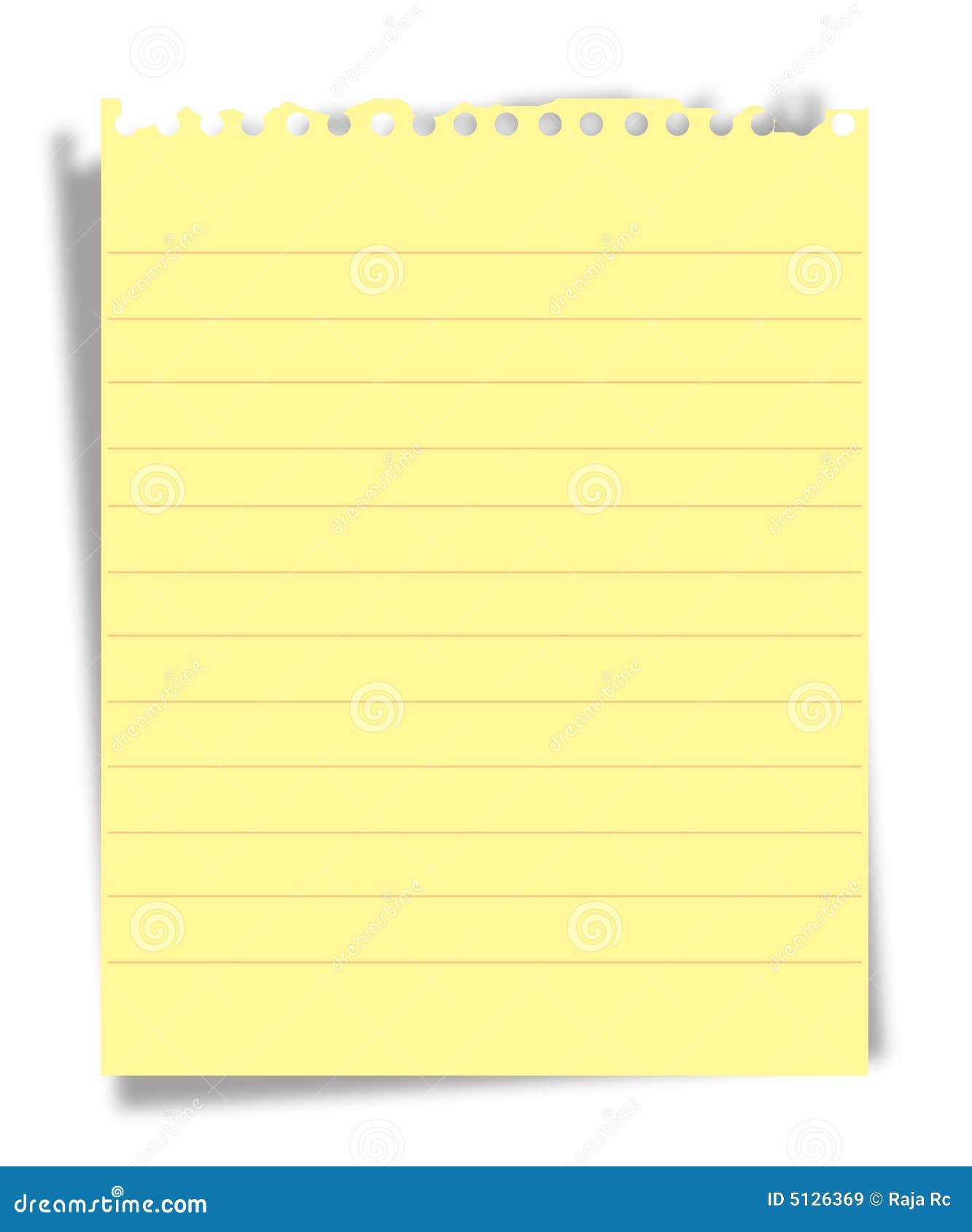 Papier de note illustration stock. Illustration du papier - 5126369