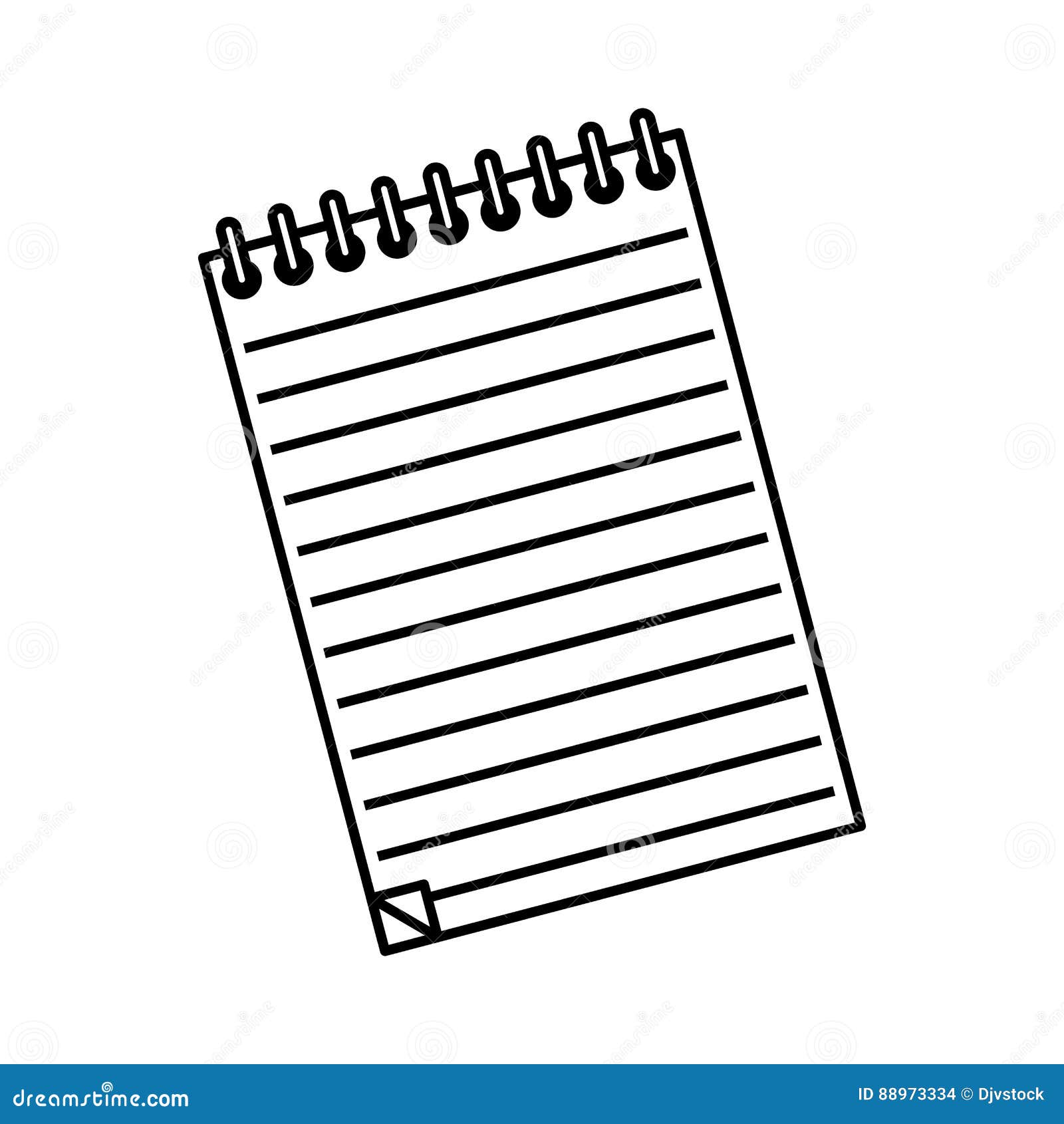 Papier de note de feuille illustration stock. Illustration du ...