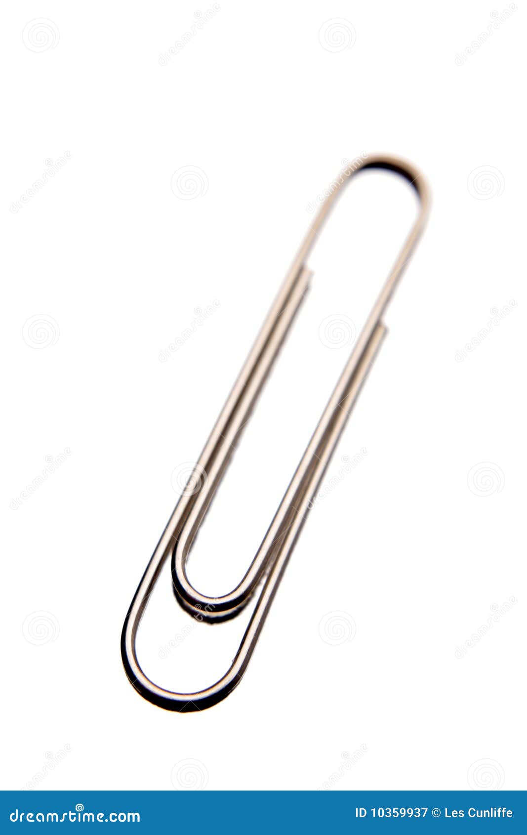Papier-klem stock afbeelding. Image of draad, levering - 10359937
