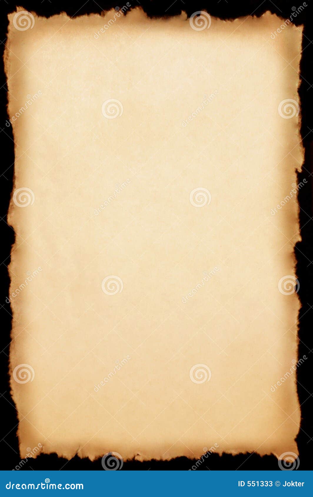 Papier mit tattered Rand stockbild. Bild von getrocknet - 551333