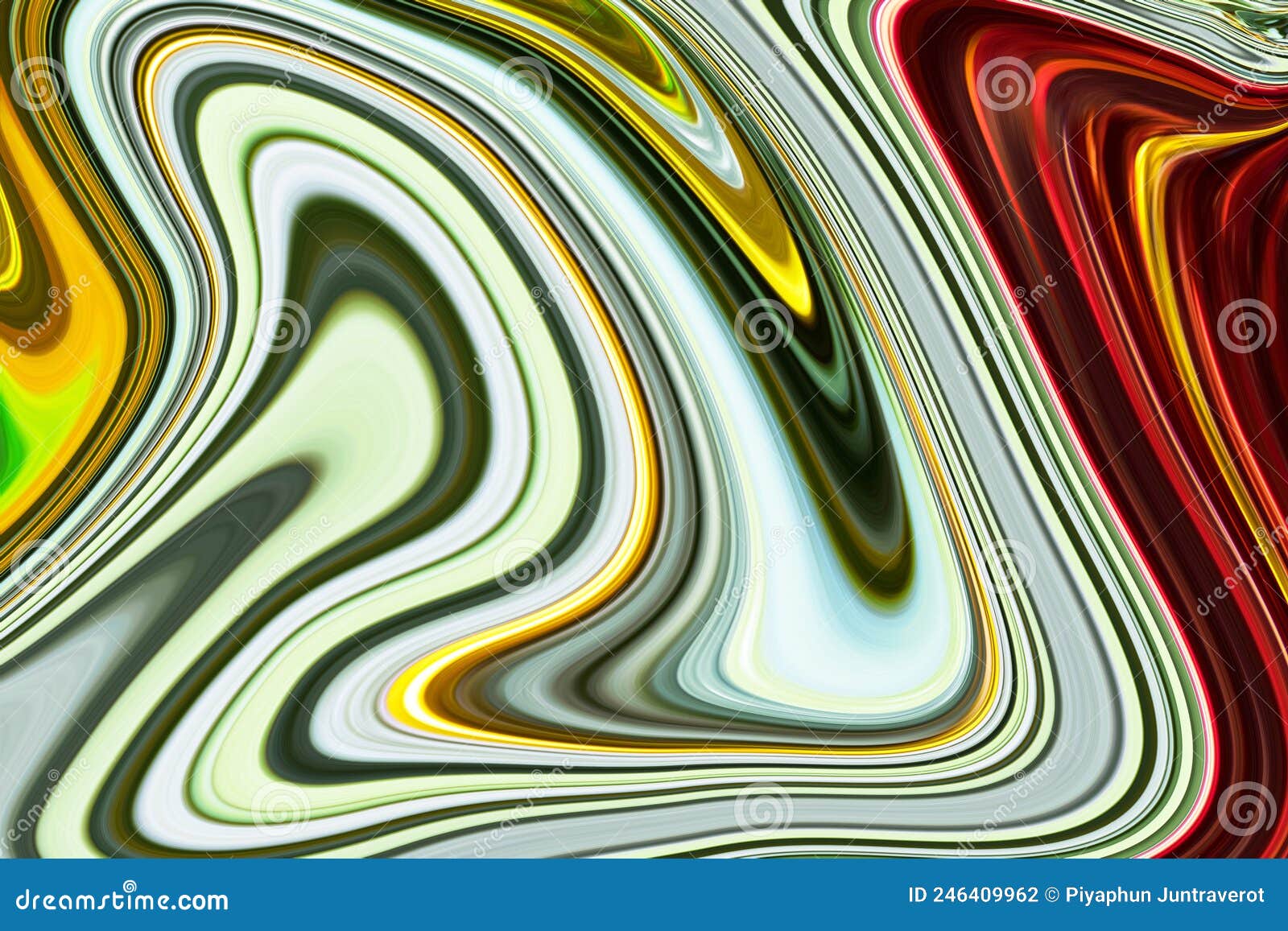 Papier Peint Abstrait Graphisme Fluide Style Liquide Illustration ...