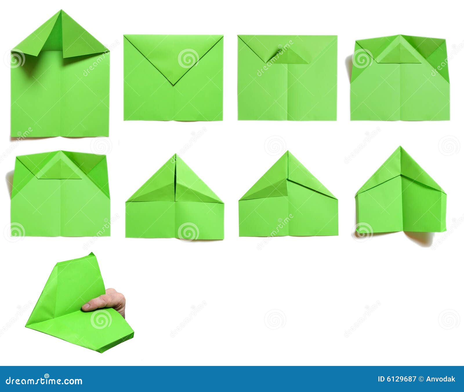 Papier plane4 stockbild. Bild von flug, handgemacht, reise - 6129687