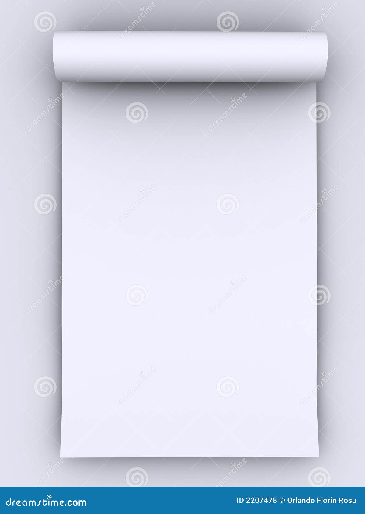 Papier roulé photo stock. Image du feuille, trame, remarque - 2207478