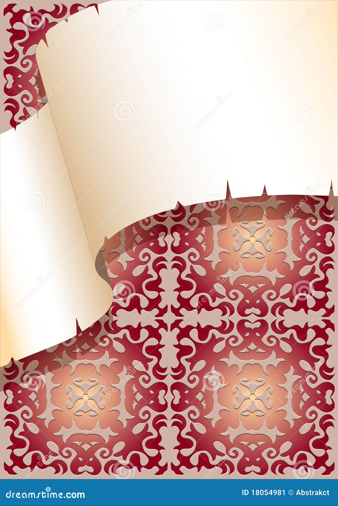 Papier und das Muster vektor abbildung. Illustration von formular ...