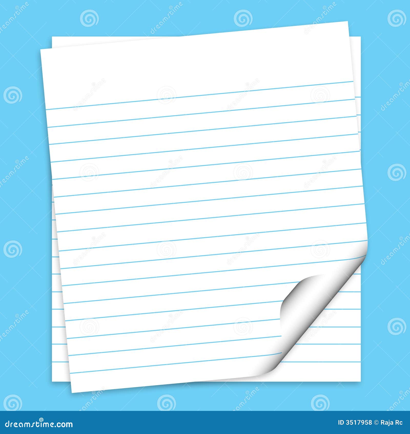 Papiers de note illustration stock. Illustration du couche - 3517958